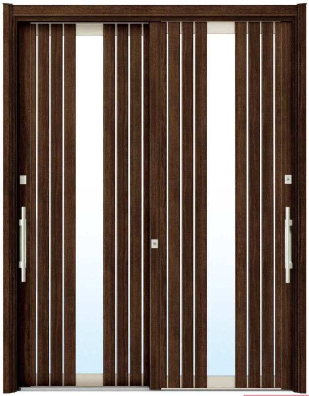 【新品】ドアリモ玄関引戸 現代和風C05〈YKKAPリフォーム玄関引戸〉 - 福岡のエクステリアBEC